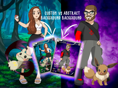 A custom Pokemon trainer tcg card illustration Portrait | Upwork