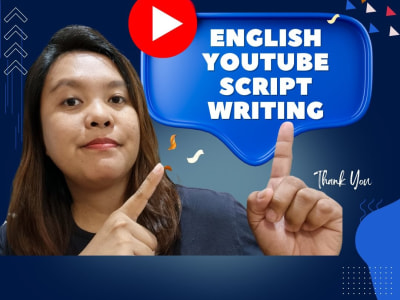 ENGLISH Youtube Script for your YT Channel | Upwork