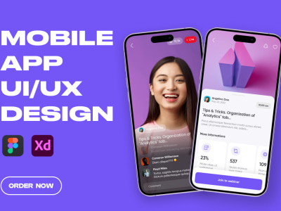 A professional mobile app UI/UX design in figma | Upwork