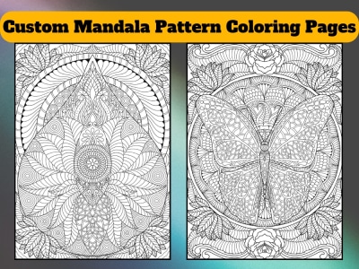 10 Never-seen-before Mandala Pattern Coloring Pages to sell | Upwork