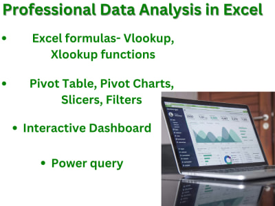 An Excellent Excel Dashboard with Advanced Data analysis. | Upwork