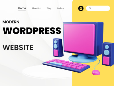 A responsive modern WordPress website | Upwork