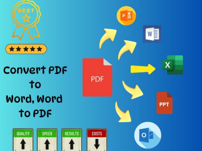 Conversion of PDF/handwritten/Image into MS Excel/MS Word in a Day | Upwork