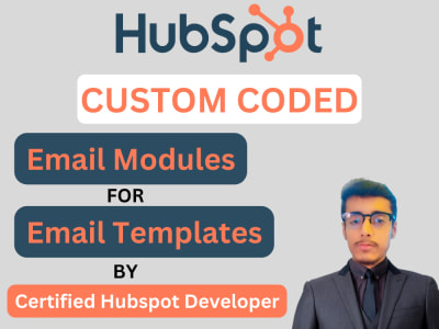 Customized Email Template HubSpot, Mailchimp | Upwork