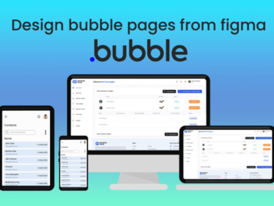 A figma to Bubble.io pages | Upwork