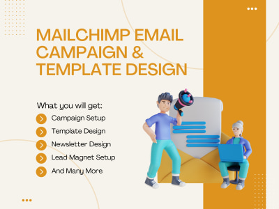 Mailchimp email campaign marketing & template design | Upwork