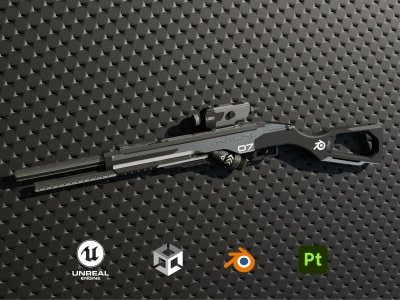 3D Game Model of Guns, Weapons, Game Ready Assets | Upwork