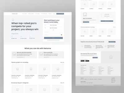 Wireframes for your Website and Web App in Figma | Upwork