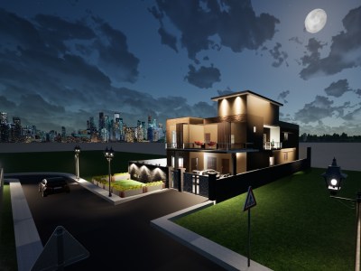 A complete 3D Model of House with Render and walkthrough | Upwork