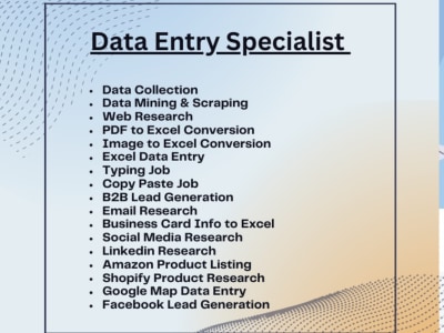 B2B Lead Generation from Data Entry & Web Research | Upwork