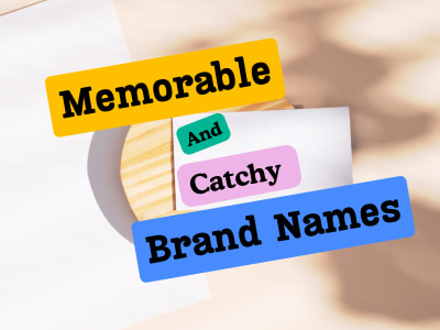 Memorable Brand Naming, Slogan for business product Brand Name ...