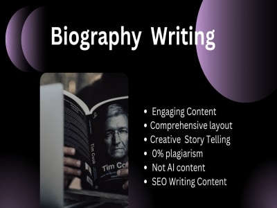 An Impressive Professional Biography that will Capture the Attention ...