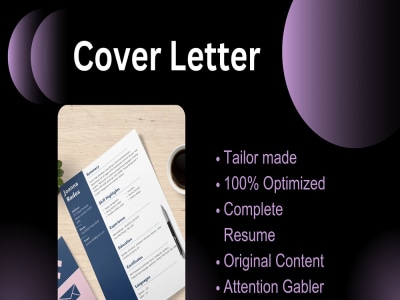 Marvellous Job Winning Cover Letter within 12 Hours for You | Upwork