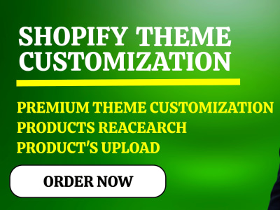 Customize shopify premium theme and develop your shopify store | Upwork
