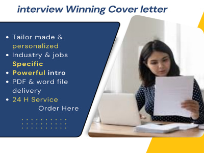 Interview winning customize cover Letter | Upwork