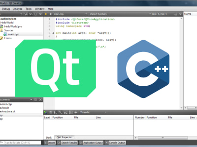 Desktop app in qt creator using C++/Cpp | Upwork