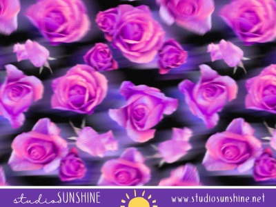 A unique realistic digital rose pattern | Upwork