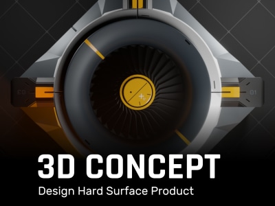 3D Concept Design Hard Surface | Upwork