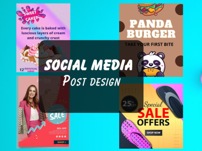 Unique attractive social media post banner ad design for any platform ...