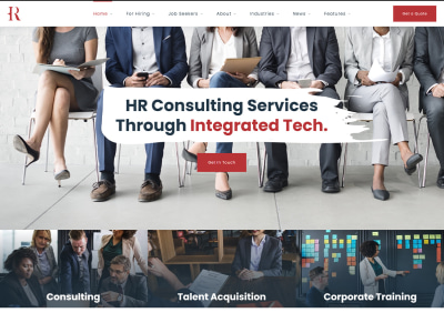 A human consulting website consultant website human resource website ...