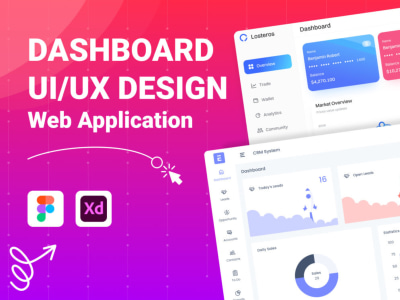 Dashboard UI UX design, web app , SAAS, CRM, admin panel UI UX in FIGMA ...