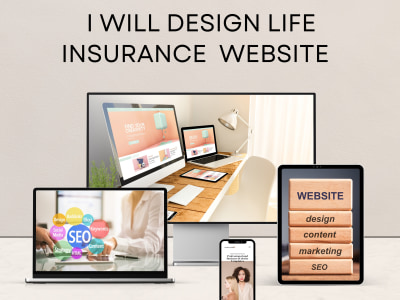 A converting life insurance website life coaching, website insured ...