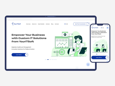 Magnificent stylish web design for your website | Upwork