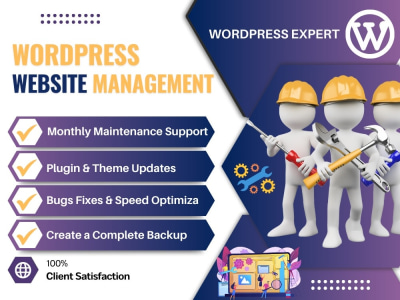 Monthly WordPress Website Management and Maintenance Support | Upwork