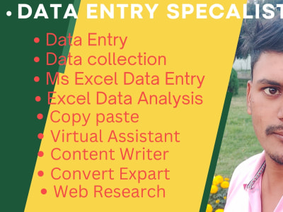 High quality data entry related job | Upwork