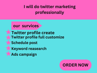 Twitter profile| create | setup & customize |ads campaign| ads manager ...