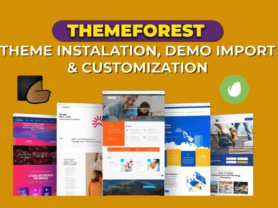 Themeforest wordpress theme installation, demo import, and customization | Upwork