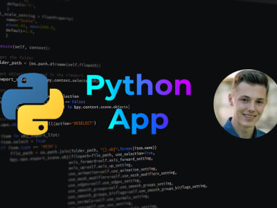 A Python web or desktop based application | Upwork