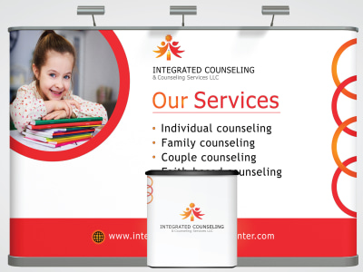 Professional backdrop design , and trade show booth design | Upwork