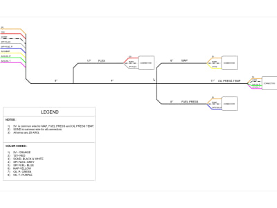 Custom 2d harness wiring diagram | Upwork