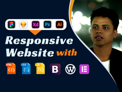 Full responsive Landing page website with HTML, CSS, JavaScript ...