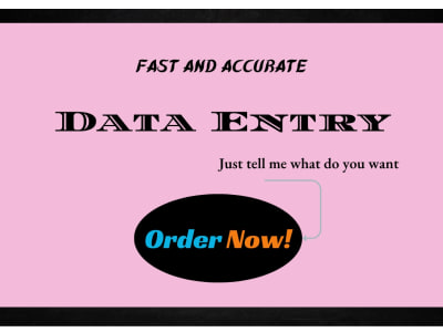 Accurate Data Entry and fast delivery. | Upwork