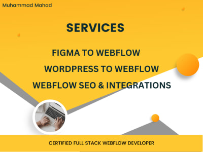 A responsive and dynamic Webflow website | Upwork