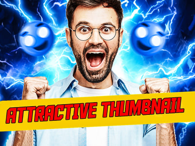 A attractive perfect youtube thumbnail design amazing thumbnail | Upwork