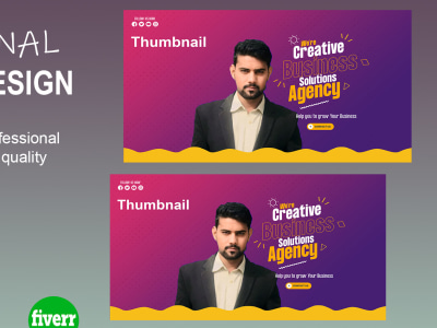 I will create unique, ultra professional, custom, thumbnail design | Upwork