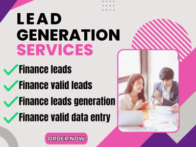 Finance leads | finance leads generation | finance valid data entry ...