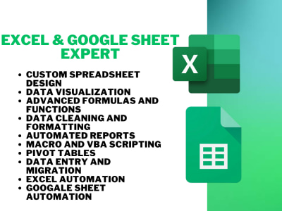 Excel | Google Sheet expert | Upwork