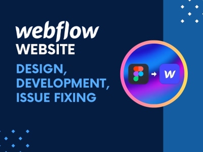 Design, develop or fix webflow website, figma to webflow, webflow expert | Upwork