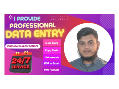 Professional data entry services | Upwork
