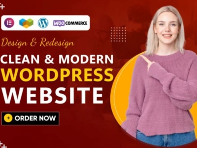I will do clean and modern wordpress website design and development | Upwork