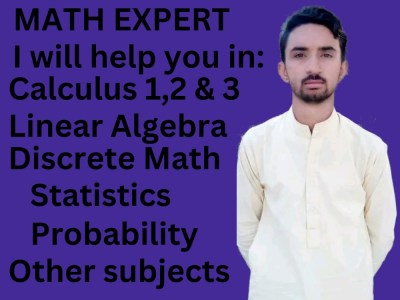 Help in linear algebra, calculus, Math tutor and trigonometry | Upwork