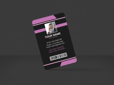 Modern ID Card, ID Badge, Professional ID Card, Student ID, Name Card ...