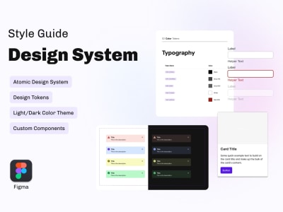 A design system style guide for web product in Figma | Upwork