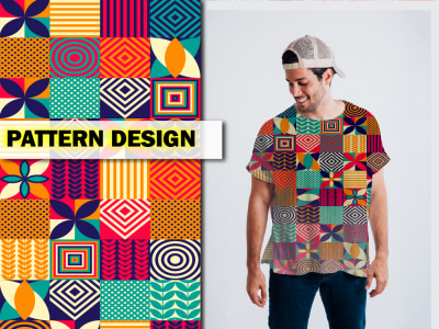 A creative seamless creative pattern design and illustration | Upwork
