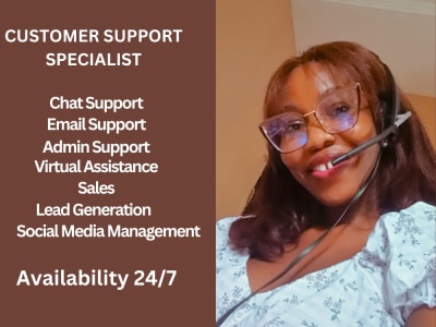 An Admin & Customer Support Specialist | Virtual Assistant | Sales ...