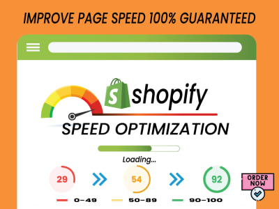 Shopify Speed Optimization GTmetrix 90+ Speed Fix Slow WordPress Score up | Upwork
